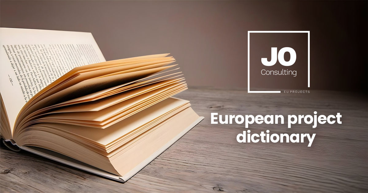 European project dictionary | JO Consulting